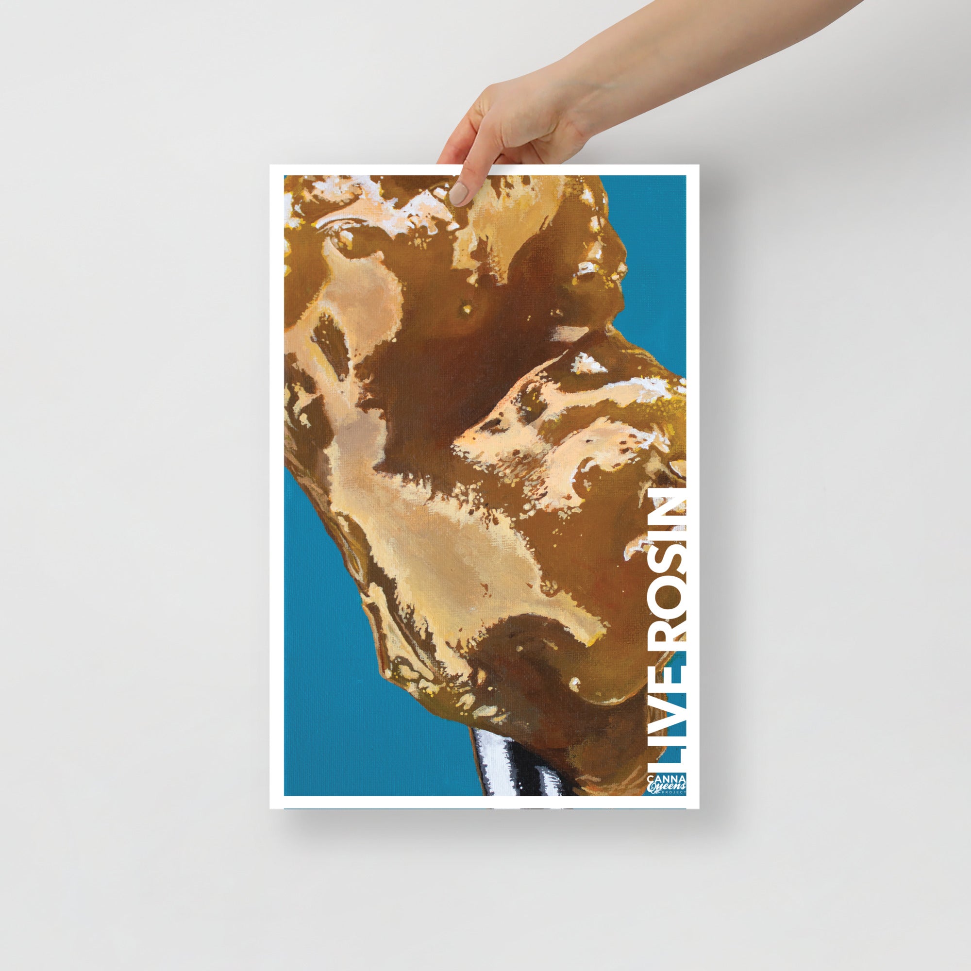 LIVE ROSIN 12"x18" Poster – Canna Queens Project